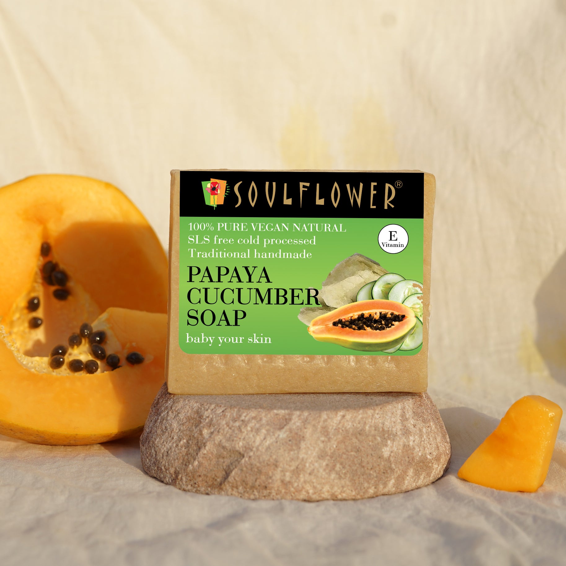 Best Handmade Papaya Soap for Skin Whitening – Soulflower.in