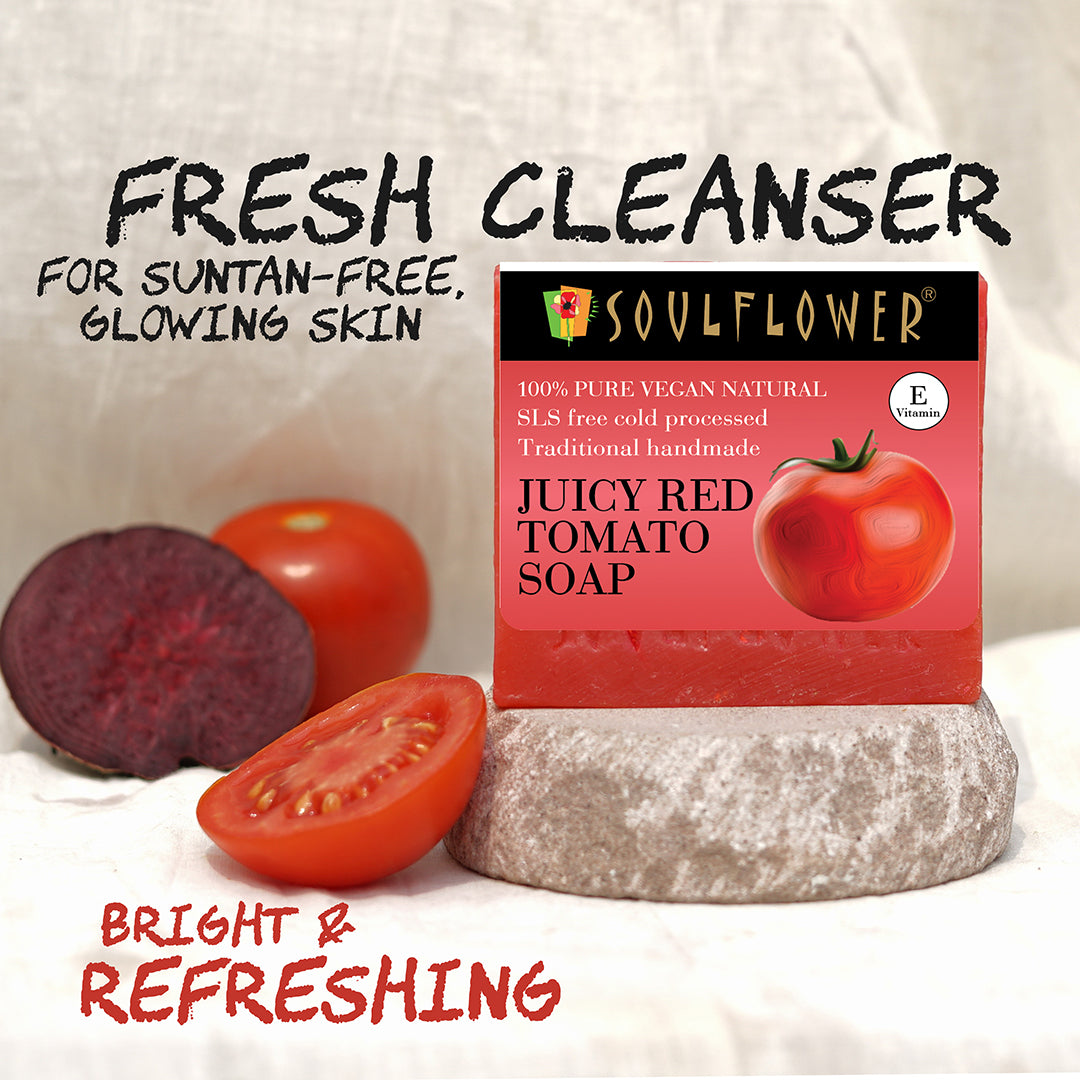 Powerful punch of Tomato & Beetroot - Try Soulflower Juicy Red Tomato ...