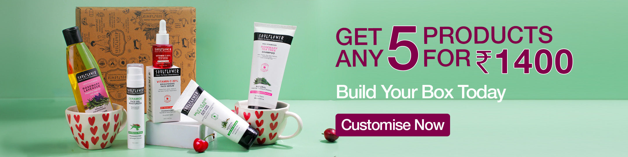 Soulflower Special Coupon Code: Build Your Own Box Of 5 – Soulflower.in