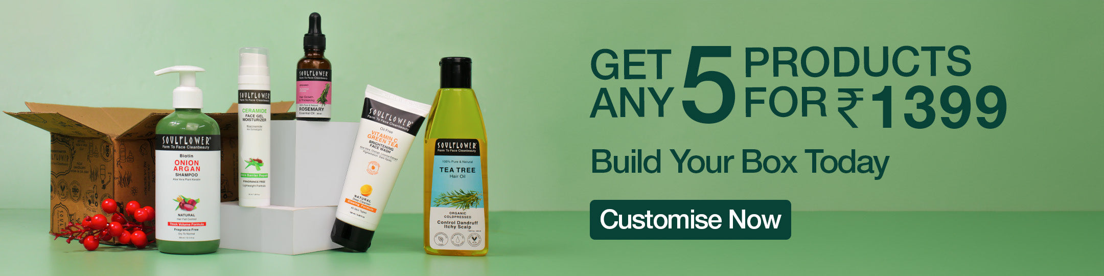 Soulflower Special Coupon Code: Build Your Own Box Of 5 – Soulflower.in