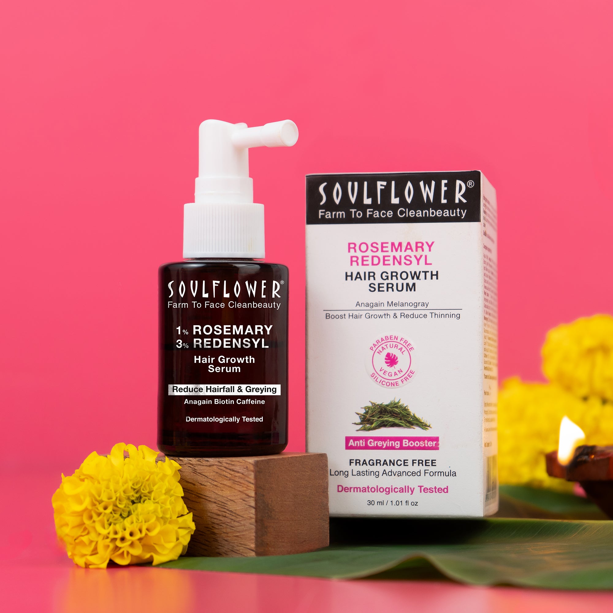 Buy Hair Growth Serum For Stronger Thicker Hair | Soulflower ...