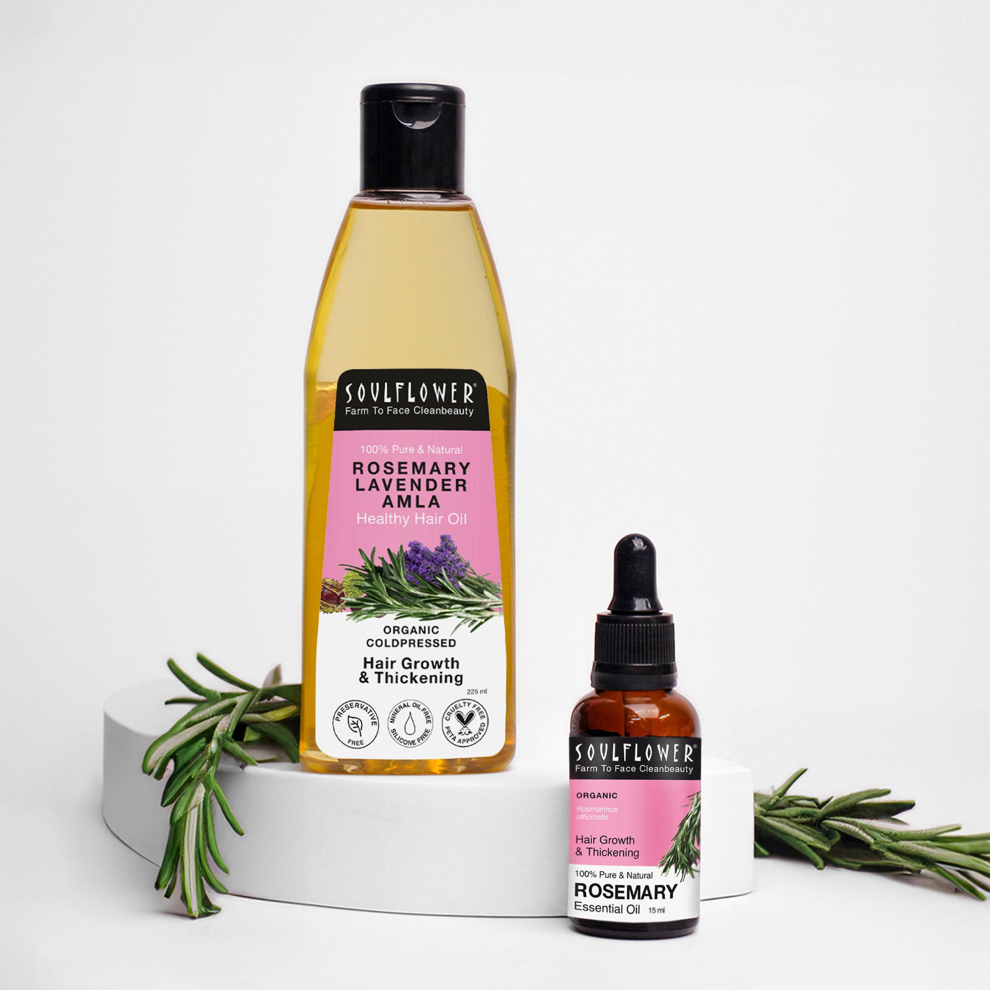 Buy Rosemary Lavender & Essential Oil Hair Growth Set